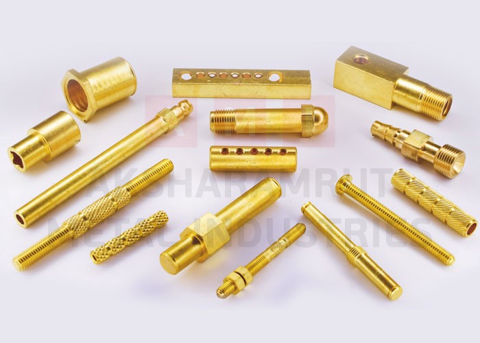 Brass Precision Turned Components - Aksharamrut Metal Industries